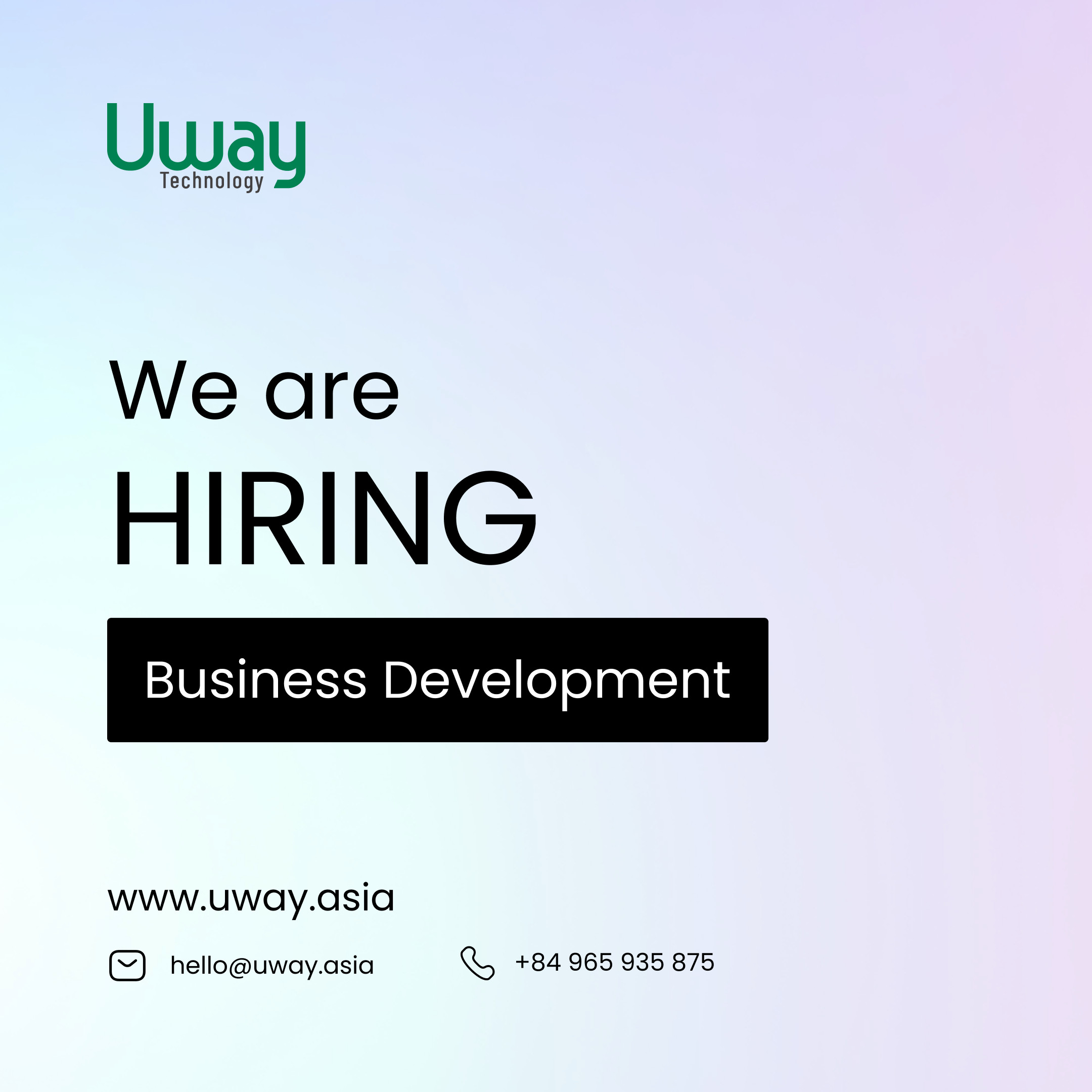 Business Development Executive (Software Outsourcing & SaaS) - Uway ...